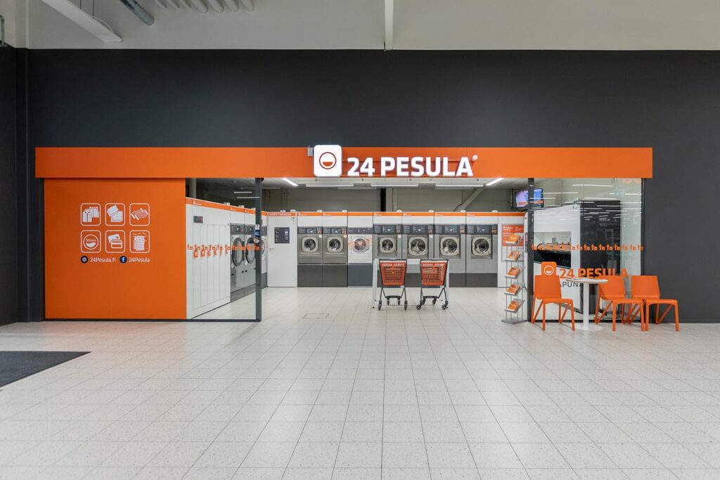 24 Pesula - Itsepalvelupesula